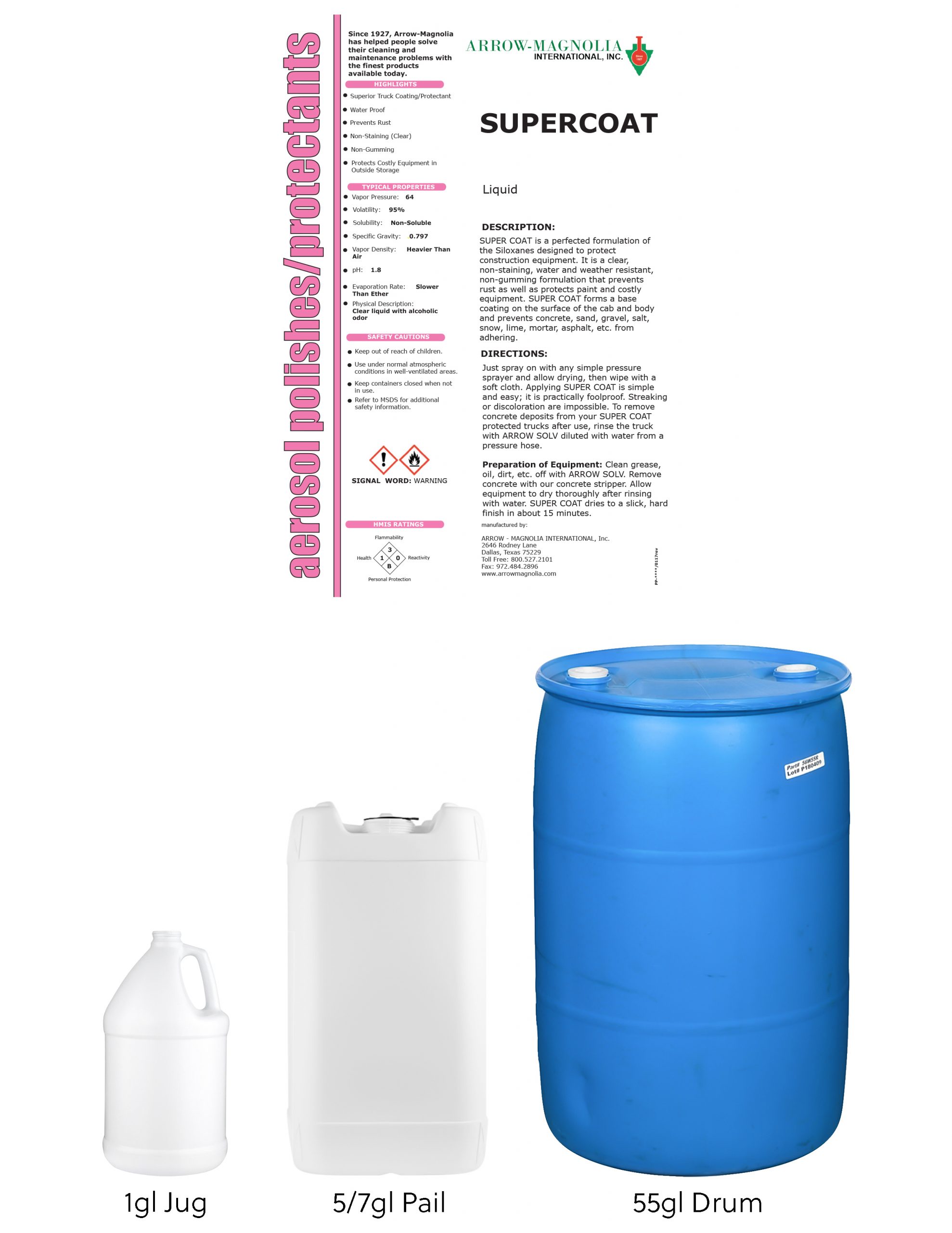 SUPER COAT - Arrow Magnolia