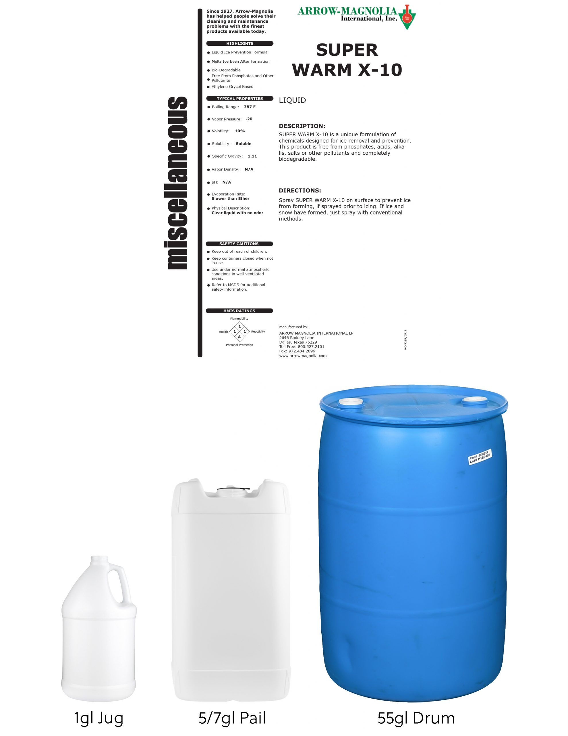 SUPER WARM X-10 - Arrow Magnolia